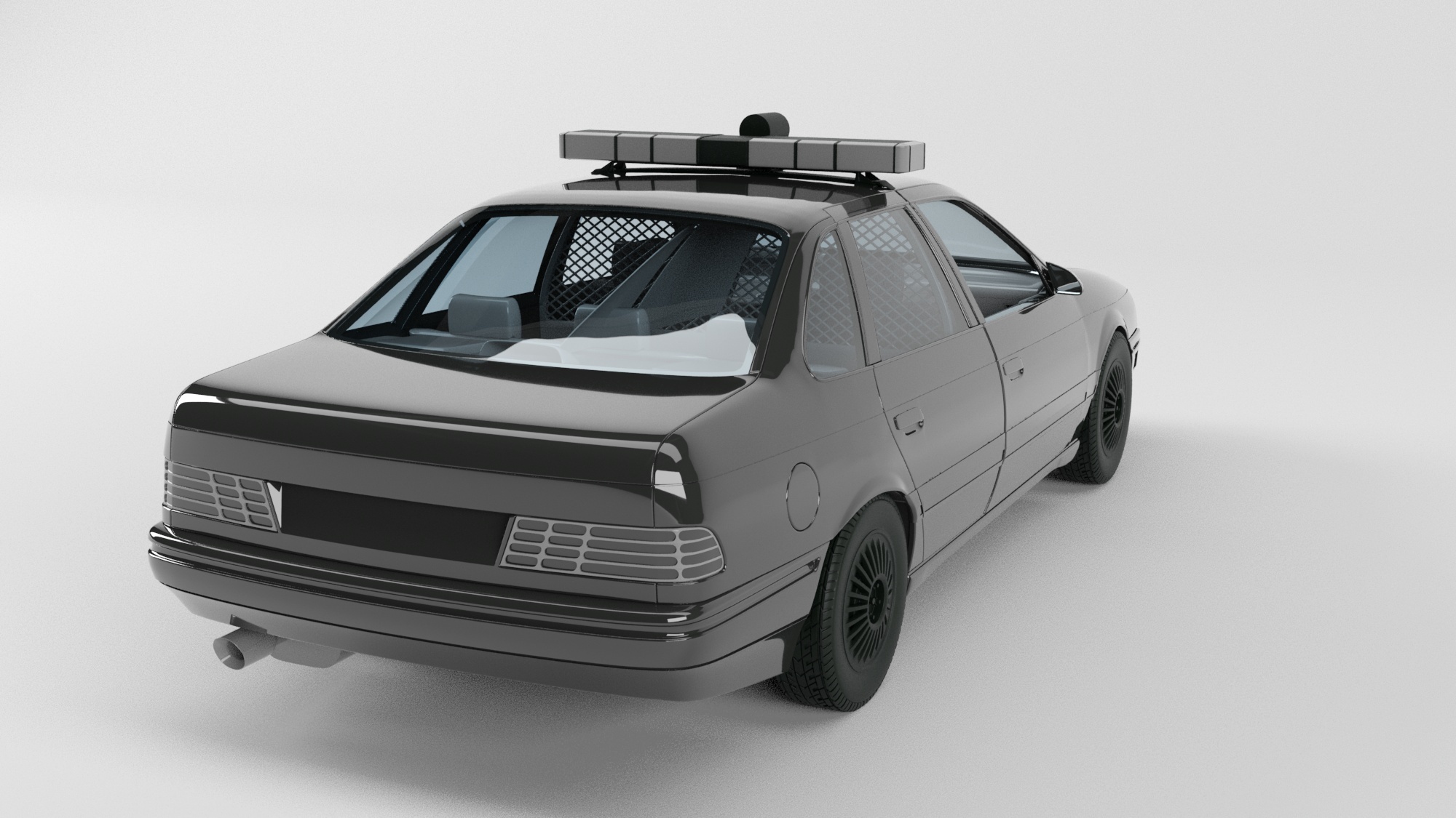 OBJ file Police Car 3D print model 🚓・Model to download and 3D print・Cults