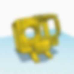 Download free STL file GoPro Hero 7 Skull Mount for iFlight DC5 ...