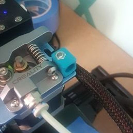 Download free 3D printer templates CR10-V2 Flexible Filament Clamp ・ Cults