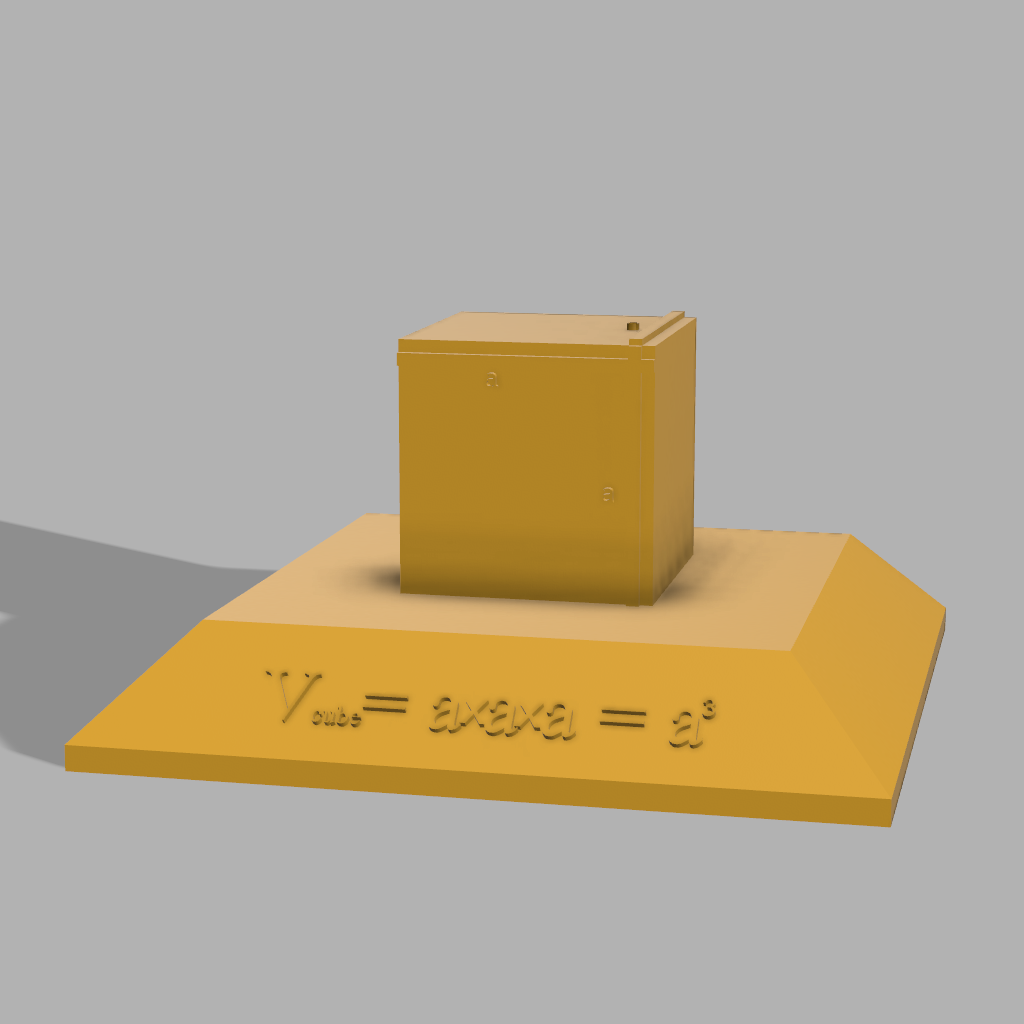 Archivo STL gratis Fórmulas para el cálculo de volúmenes・Objeto ...