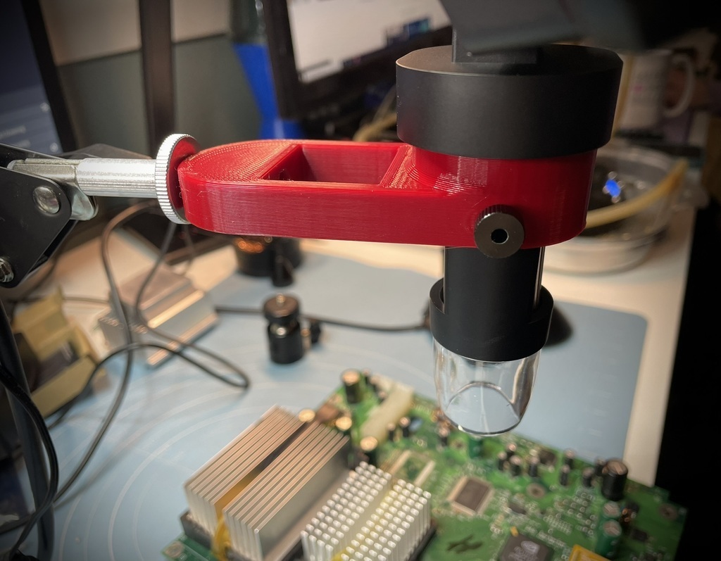 Free 3D file TOMLOV DM9 Digital Microscope boom arm and tripod mount 🔬 ...