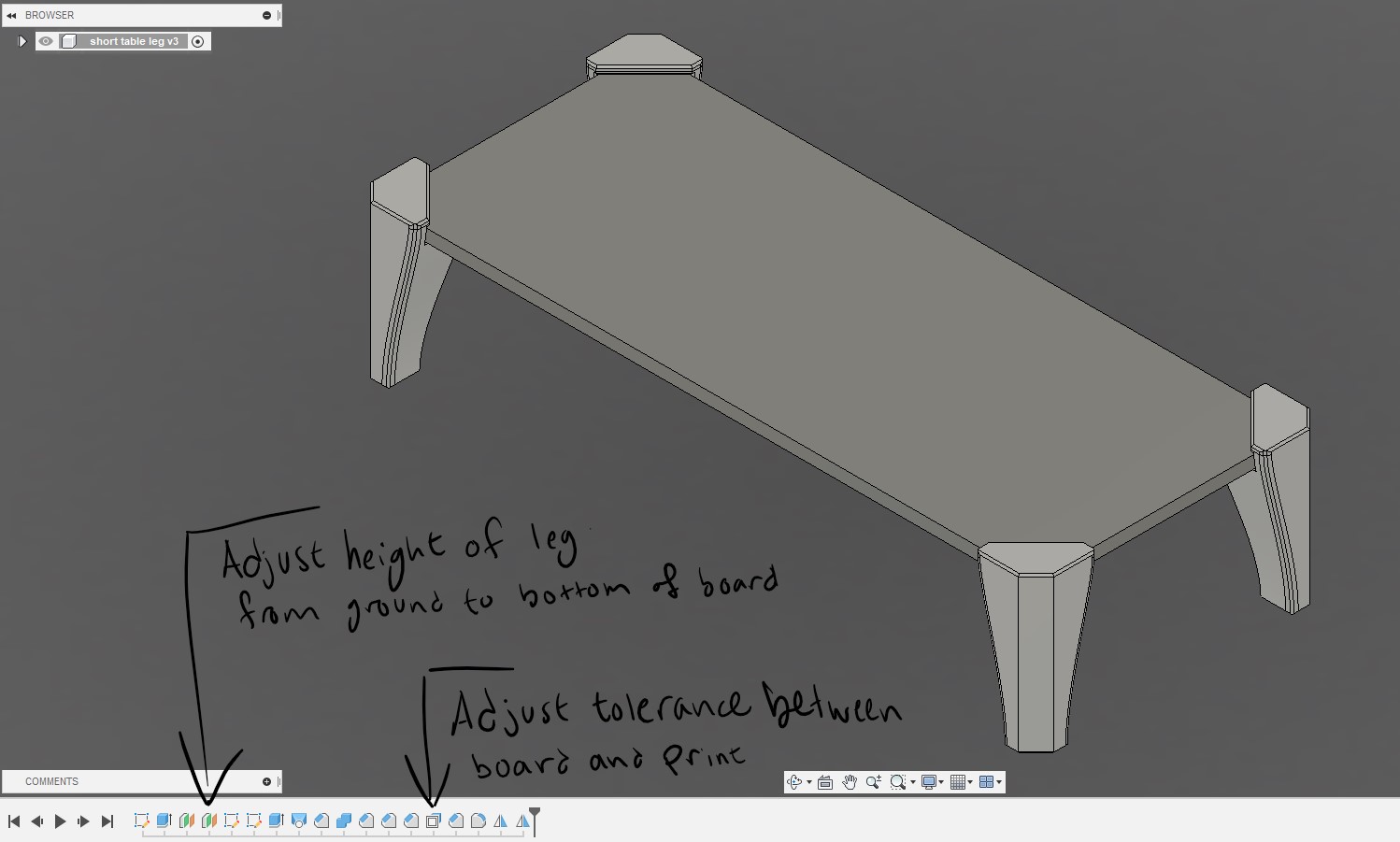 Free STL file Short Riser Legs・3D printing template to download・Cults