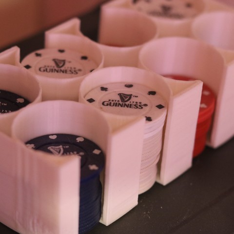 Download 3D printer templates poker chip Holder ・ Cults