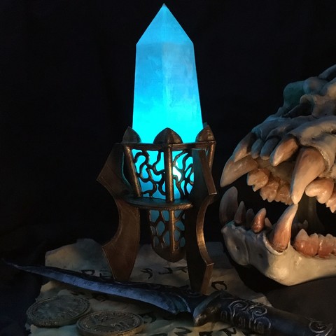 Download STL file Mana Crystal Lamp • 3D printing object ・ Cults