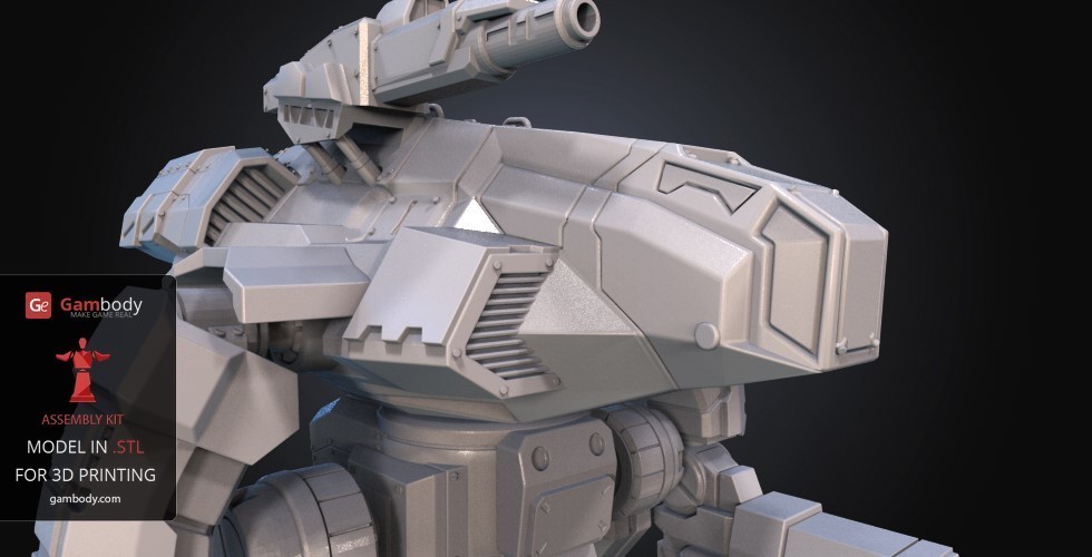 Free STL file FanArt Battletech Marauder 3D Model Assembly Kit 🤖・3D ...