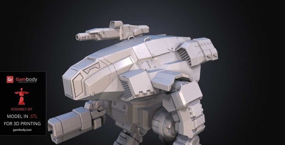 Free STL file FanArt Battletech Marauder 3D Model Assembly Kit 🤖・3D ...