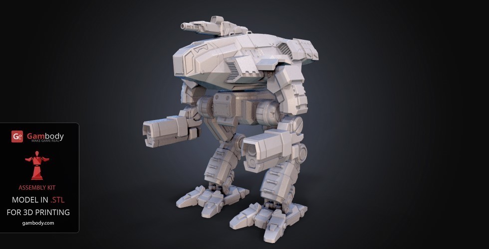 Free STL file FanArt Battletech Marauder 3D Model Assembly Kit 🤖・3D ...