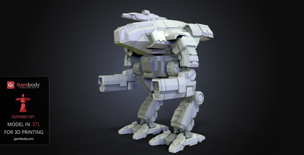 Free STL file FanArt Battletech Marauder 3D Model Assembly Kit 🤖・3D ...