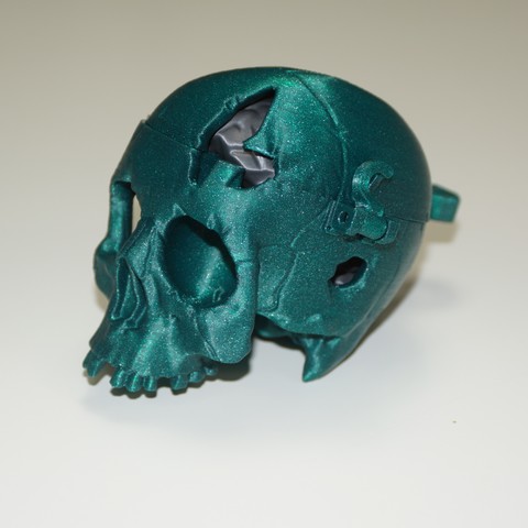 3D printing Boneheads: Skull Box w/ Brain - via 3DKitbash.com ・ Cults