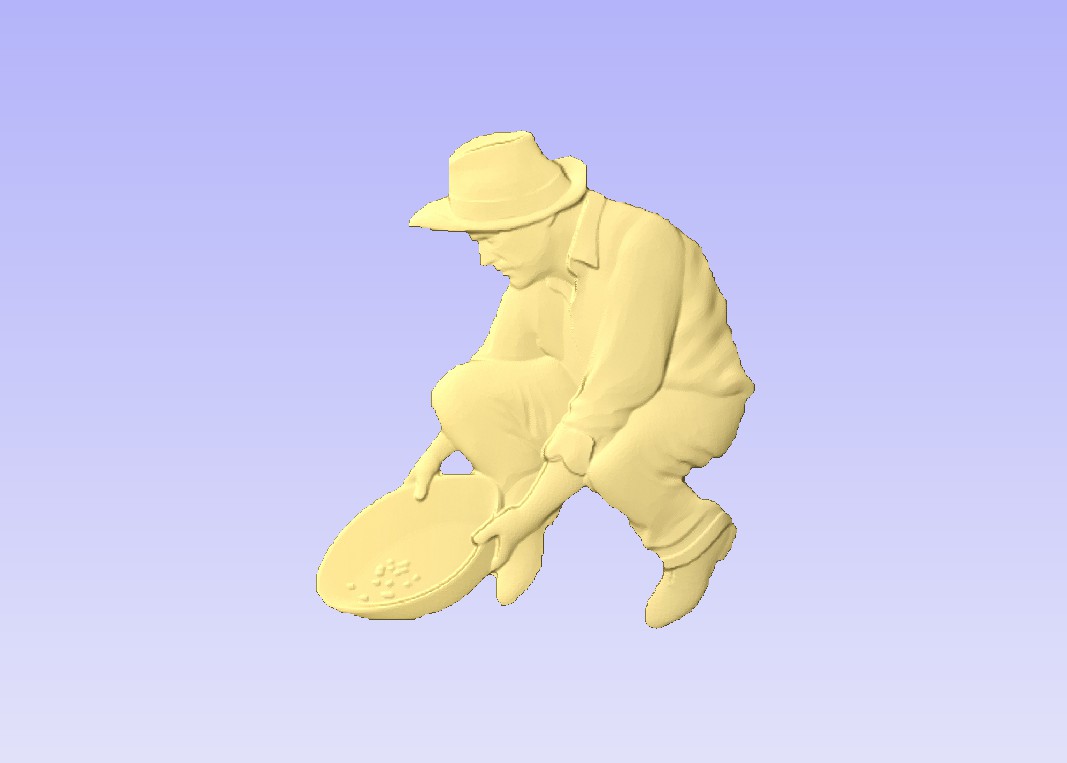 3D file Gold Panner 🎨・3D printable model to download・Cults