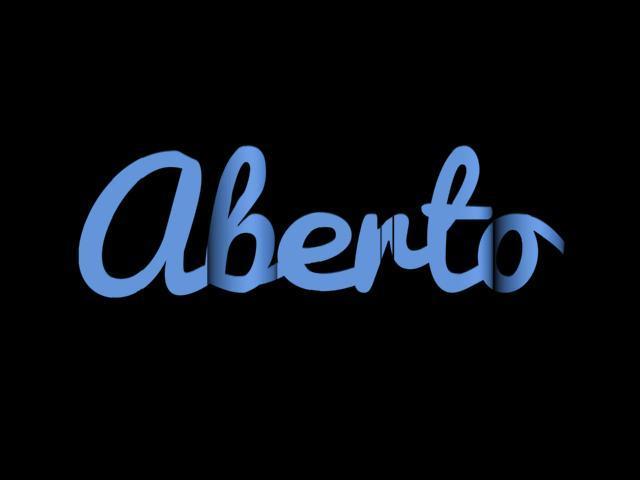 Archivo STL Letreiro Aberto Fechado para lojas 👽・Objeto imprimible en ...