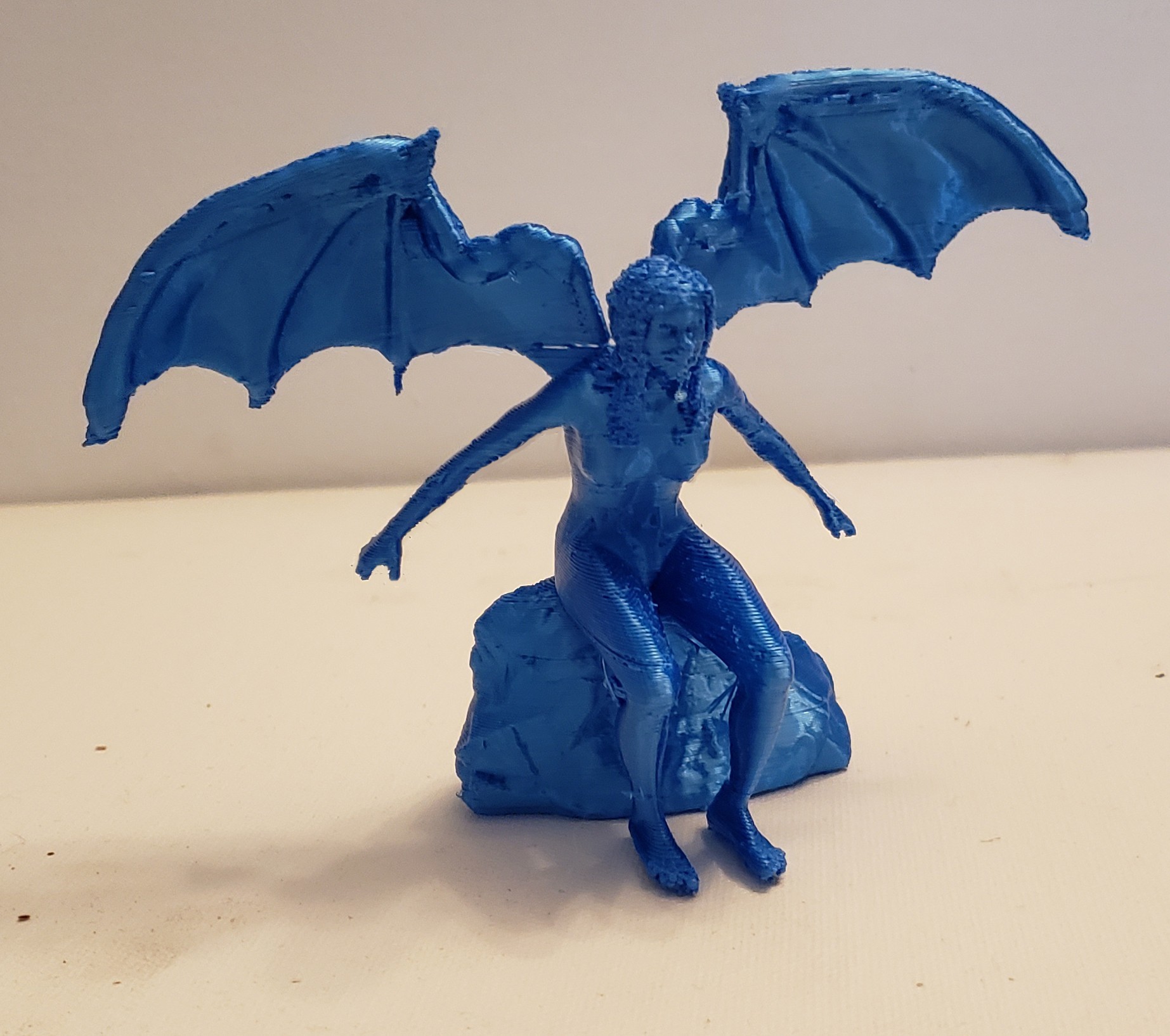 Download STL file Dragon Wing Girl • 3D print template ・ Cults