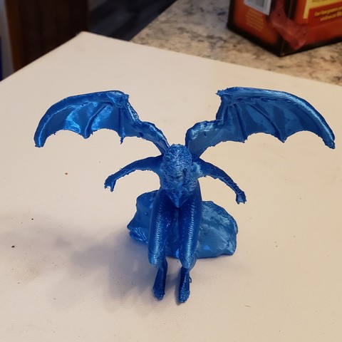 Download STL file Dragon Wing Girl • 3D print template ・ Cults