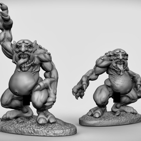 Download free STL file trolls • 3D printing template ・ Cults