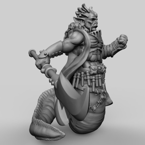 Download free 3D print files Merman ・ Cults