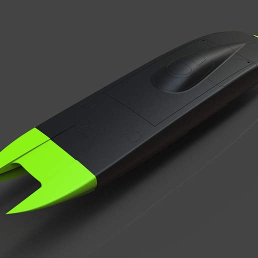 Download STL file RC BOAT mystic catamaran • 3D printing template ・ Cults