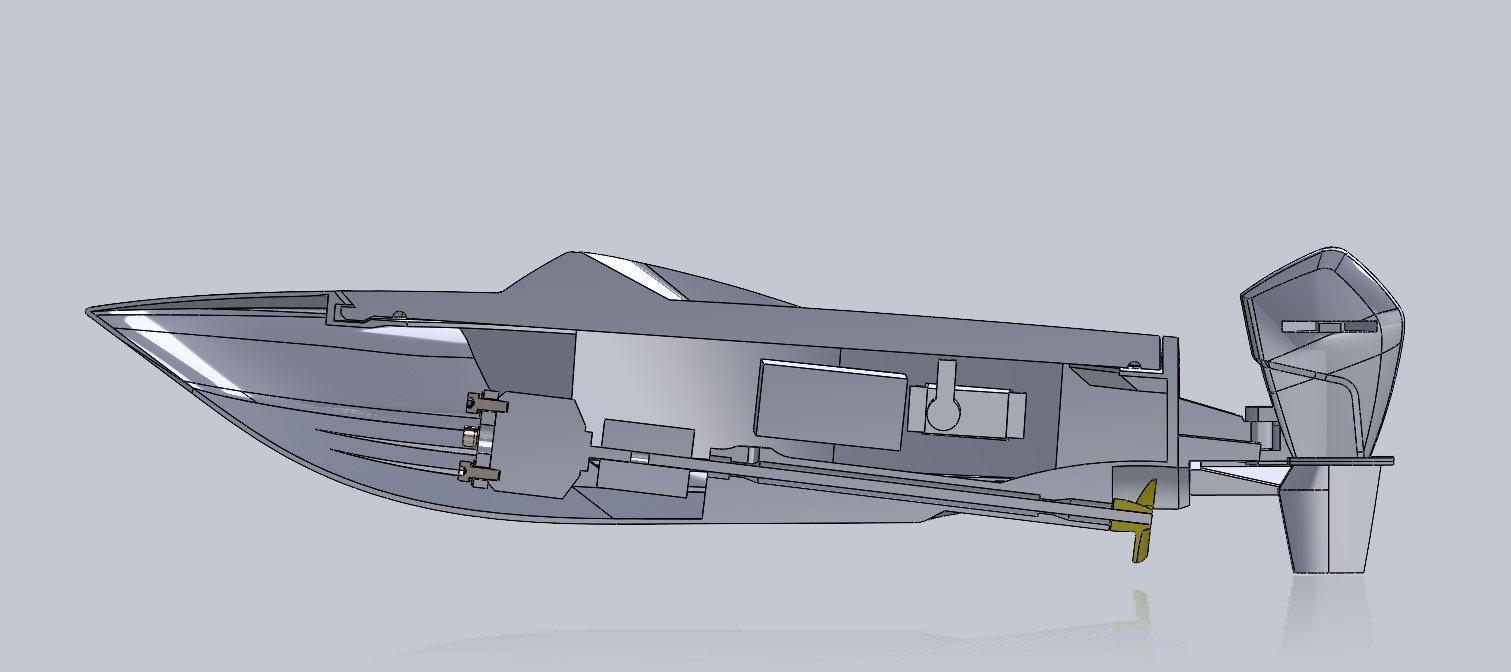 STL file RC boat mini 🛥️・3D printing template to download・Cults