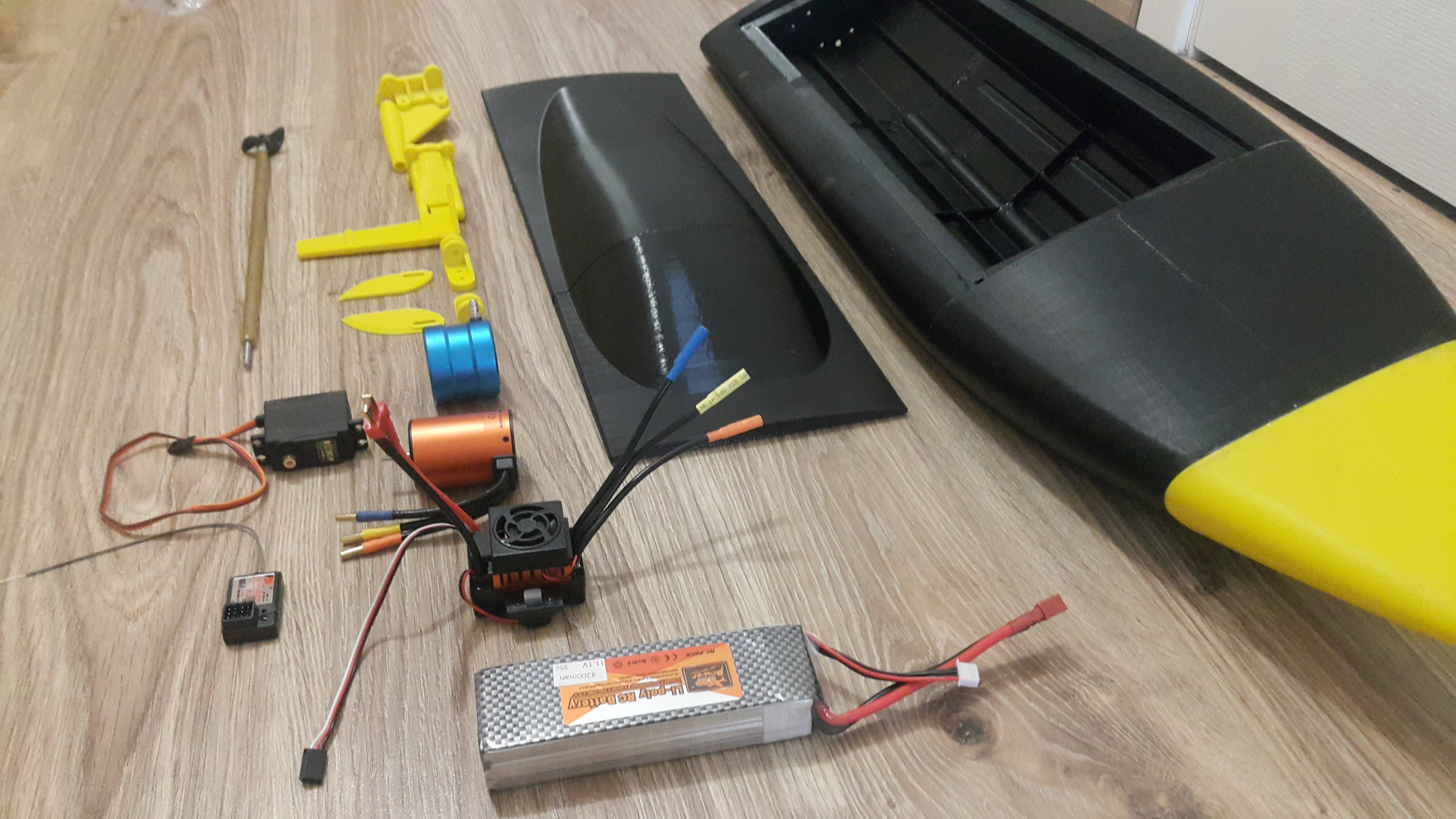 Télécharger fichier STL Bateau 3d imprimé rc • Plan pour impression 3D ...