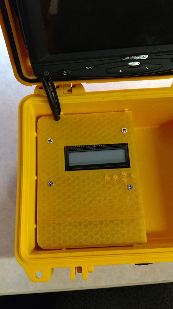 Free 3D file Portable Raspberry Pi with Adafruit LCD + keypad kit 🔌・Object to download and to 3D ...