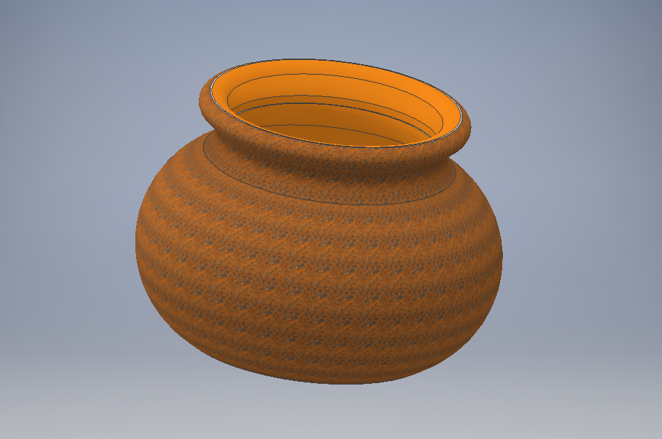 Free STL file Earthen pot・3D print design to download・Cults