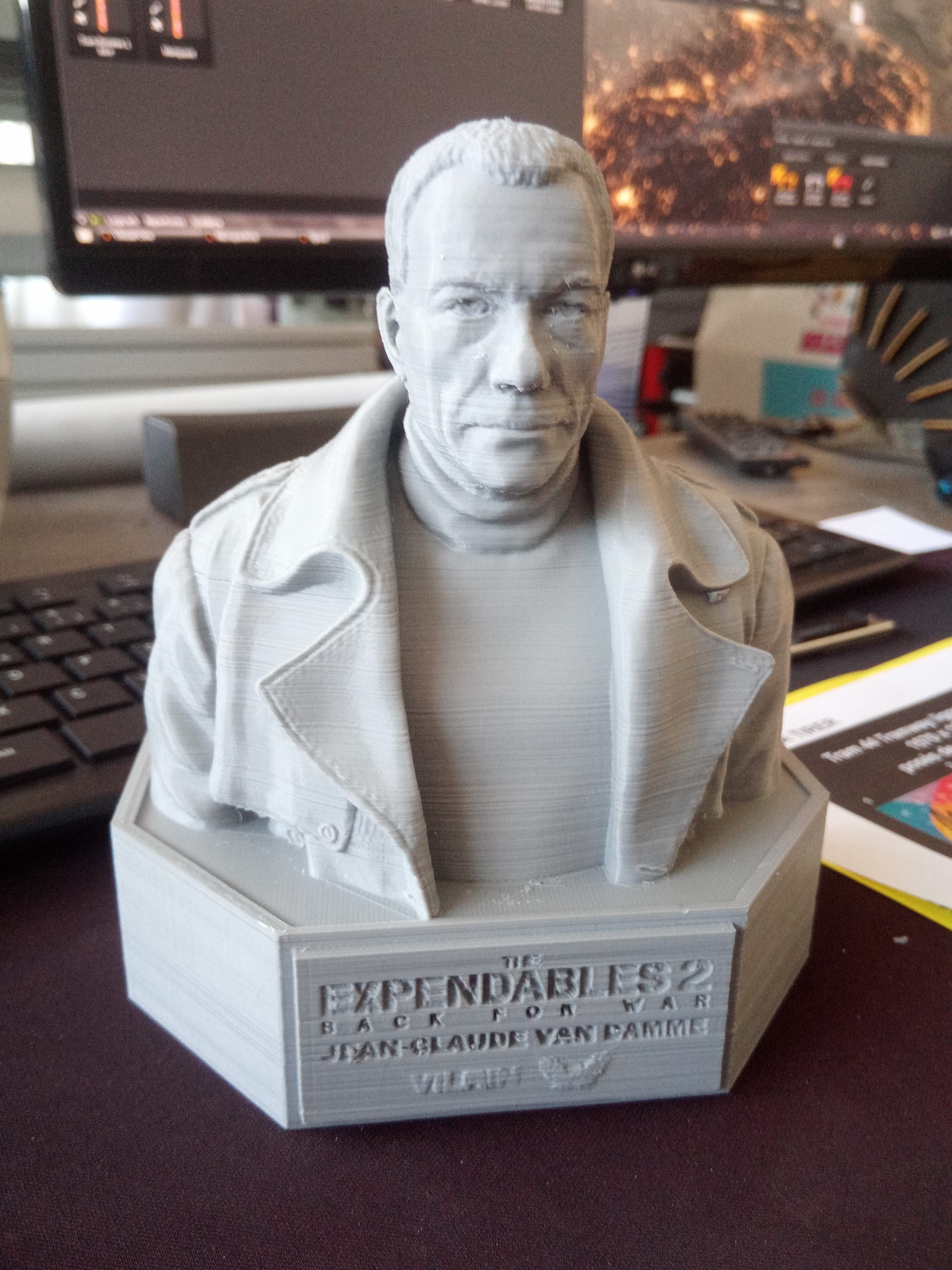 3D printer NAUGHTY JEAN CLAUDE VAN DAMME • made with Tevo Tornado・Cults