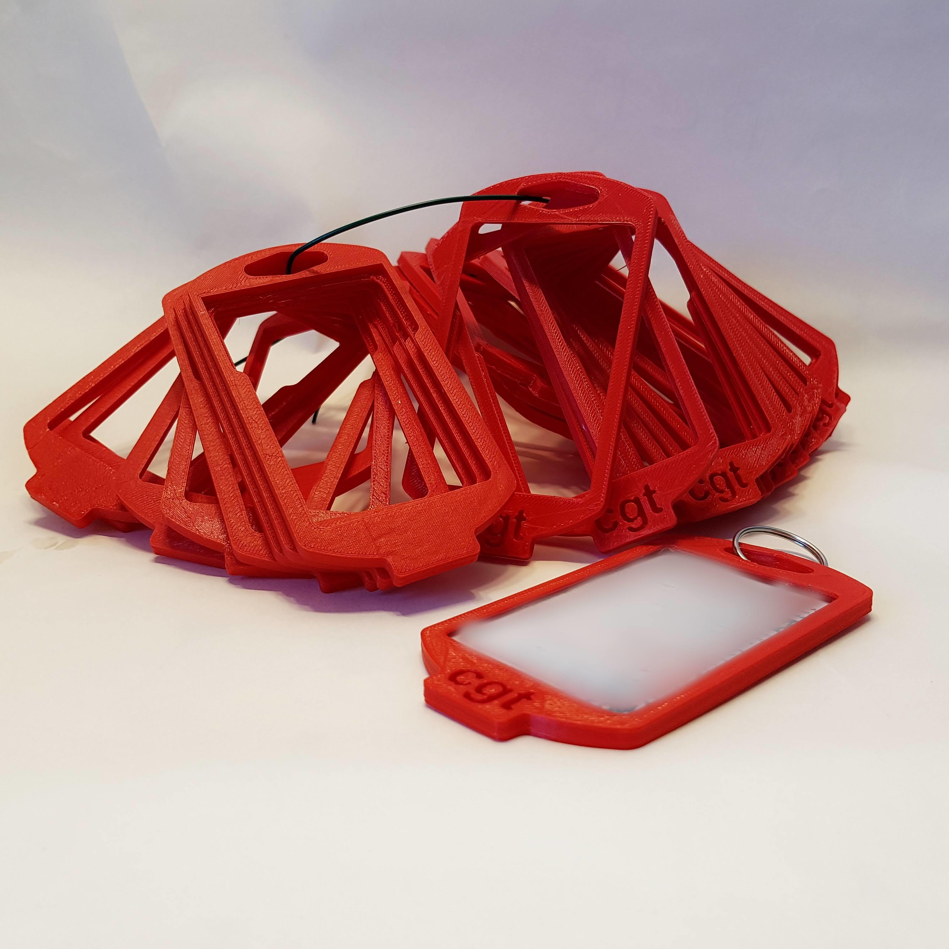 STL file CGT badge holder・3D printer model to download・Cults