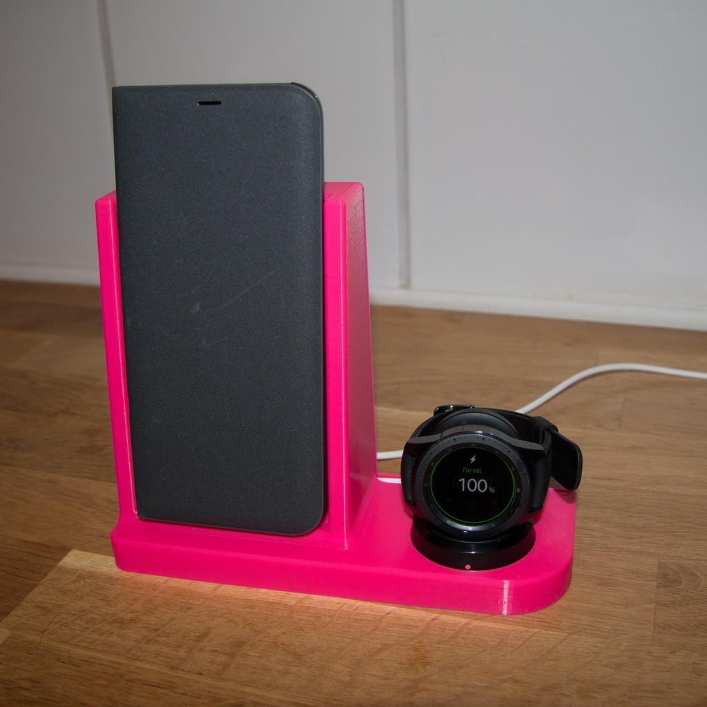 Free STL file Charging station - With Ikea wireless charger・3D ...
