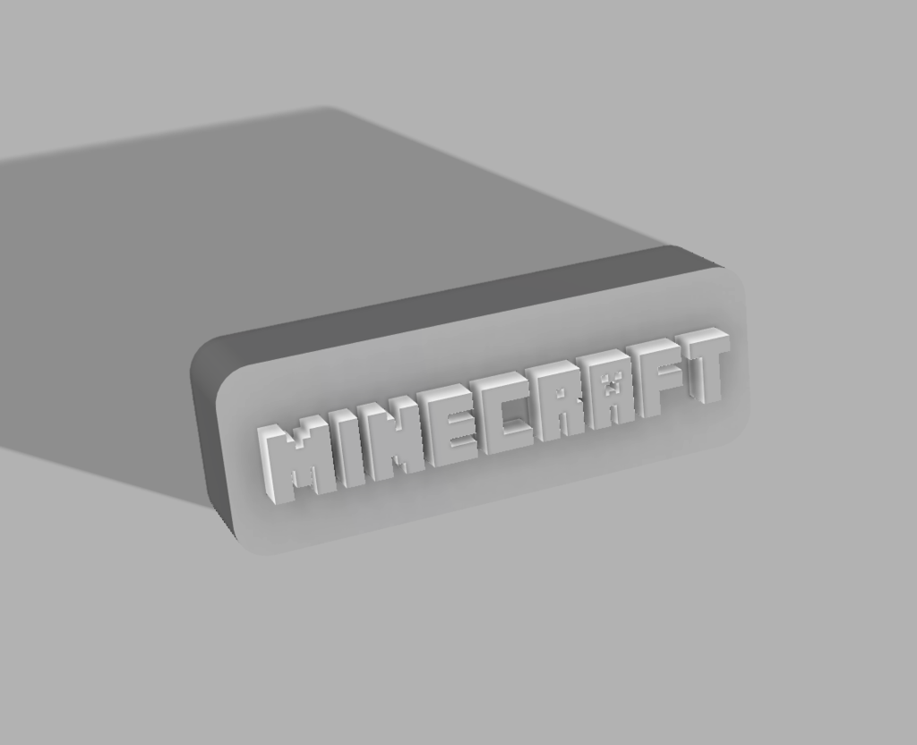 Free 3D file MINECRAFT Logo Lamp 🔦・3D printing template to download・Cults