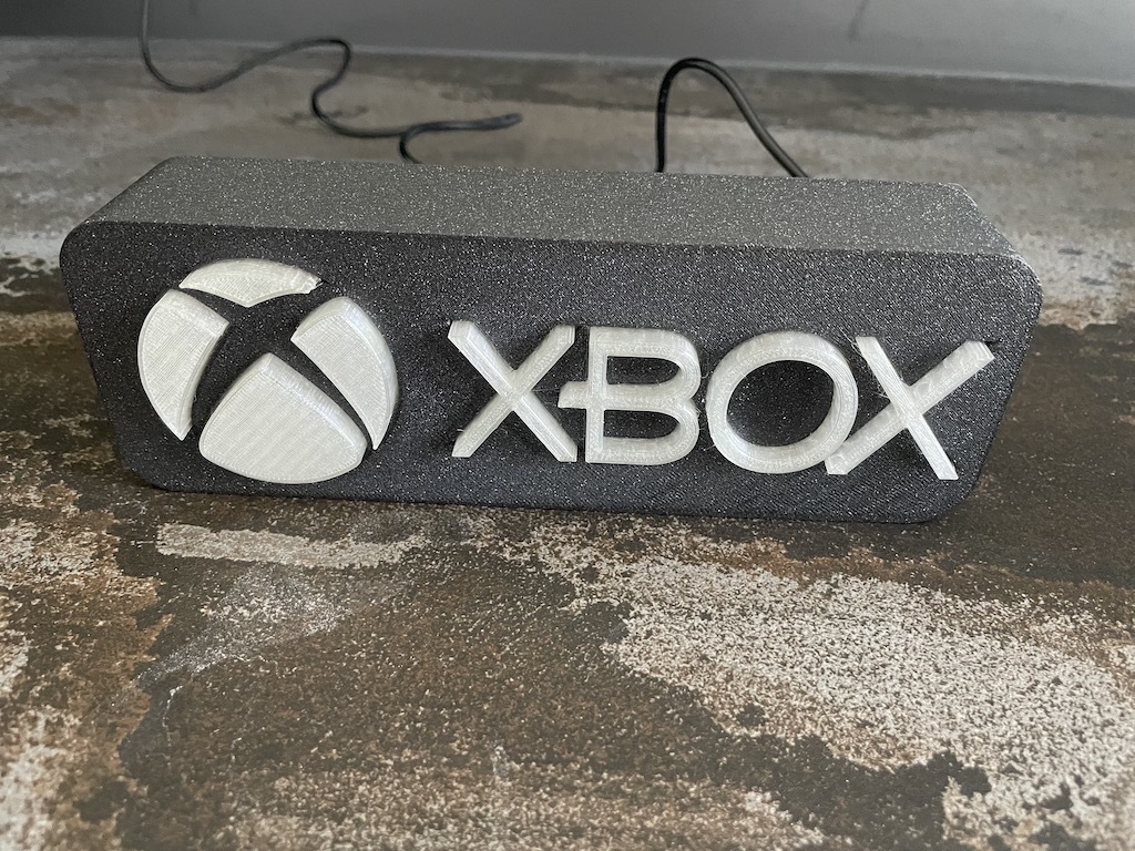 Free STL file Xbox Logo Lamp・3D print design to download・Cults