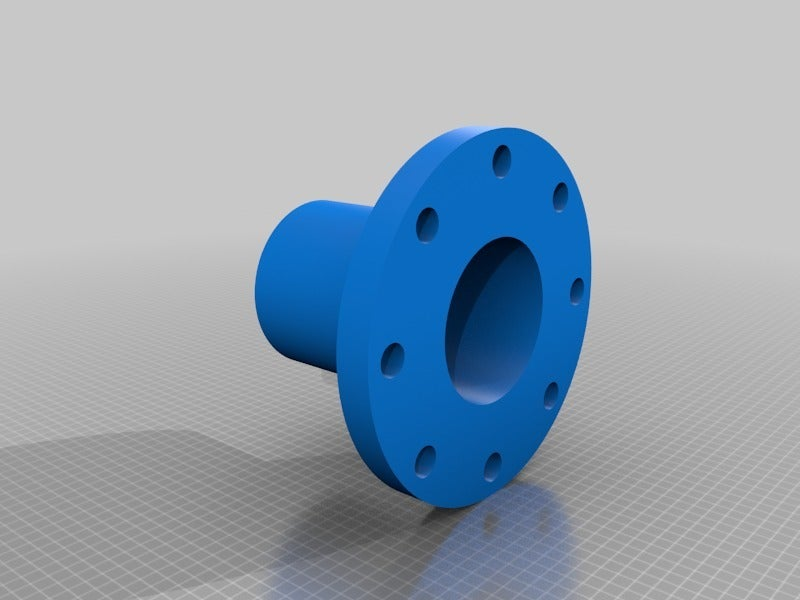 Free STL file Flange with pipe stub・3D printable model to download・Cults