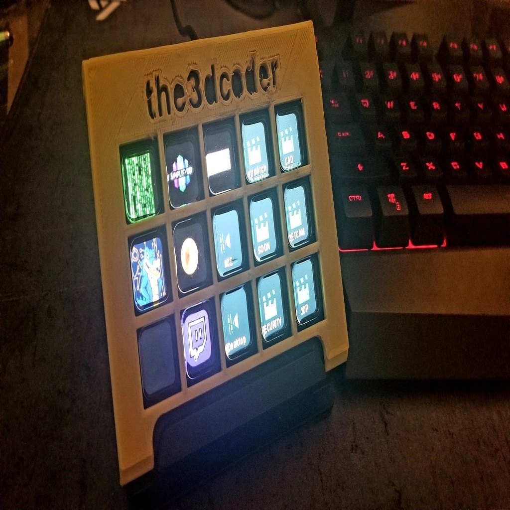 Free 3D file Stream Deck Cover/Custom Facewplace (Elgato 15 Key Stream ...