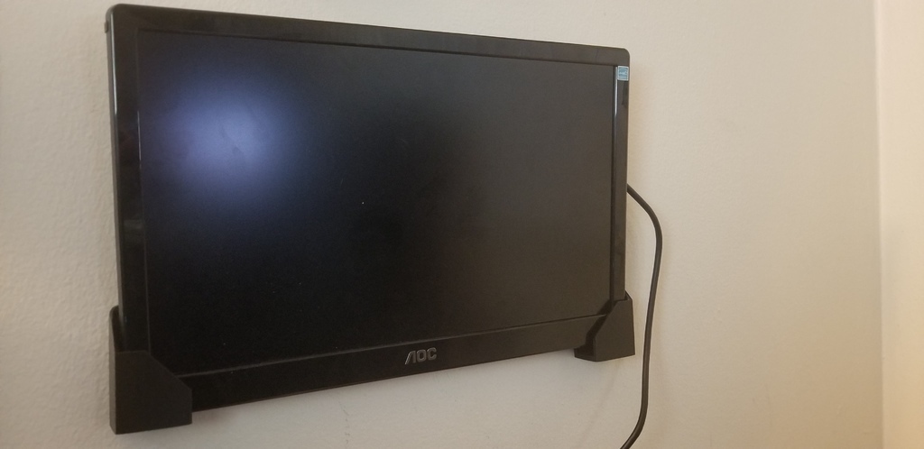 Archivo 3D gratis Soporte de pared para monitor/Macbook y dispositivos ...