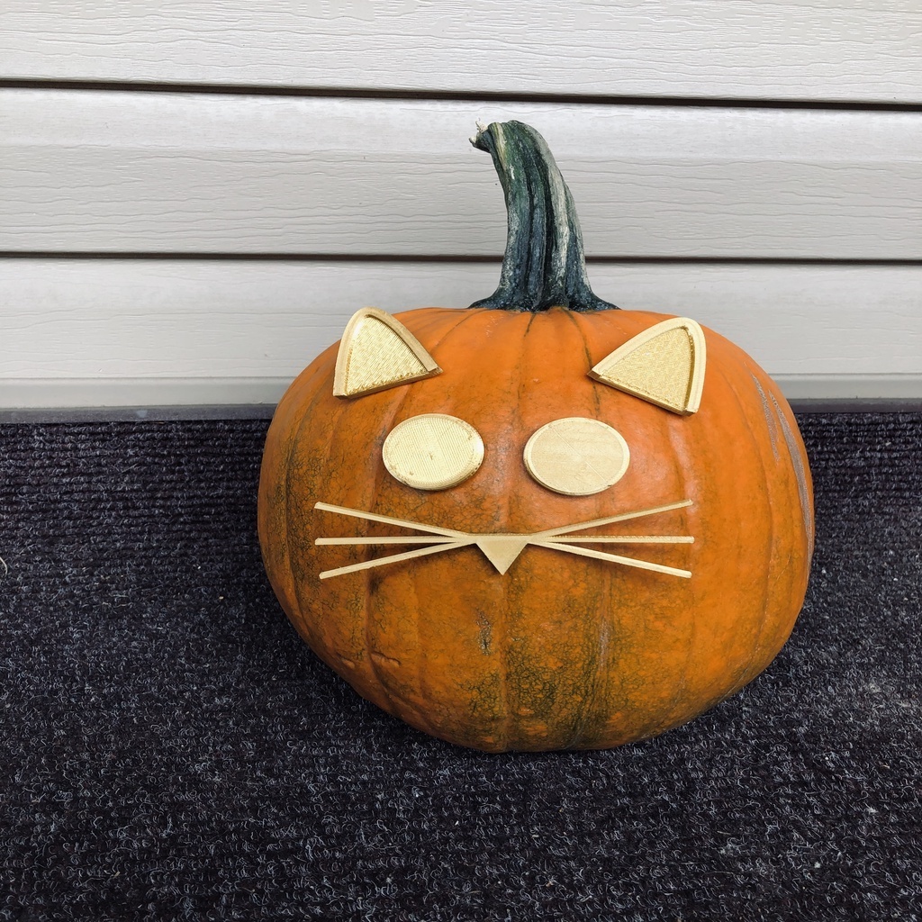 Free 3D file Mr. Pumpkin Head/Halloween Cat Pumpkin Face/Kids Halloween Craft 🎃・3D printer ...