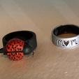 Download 3D printing templates Ladybug Ring ・ Cults