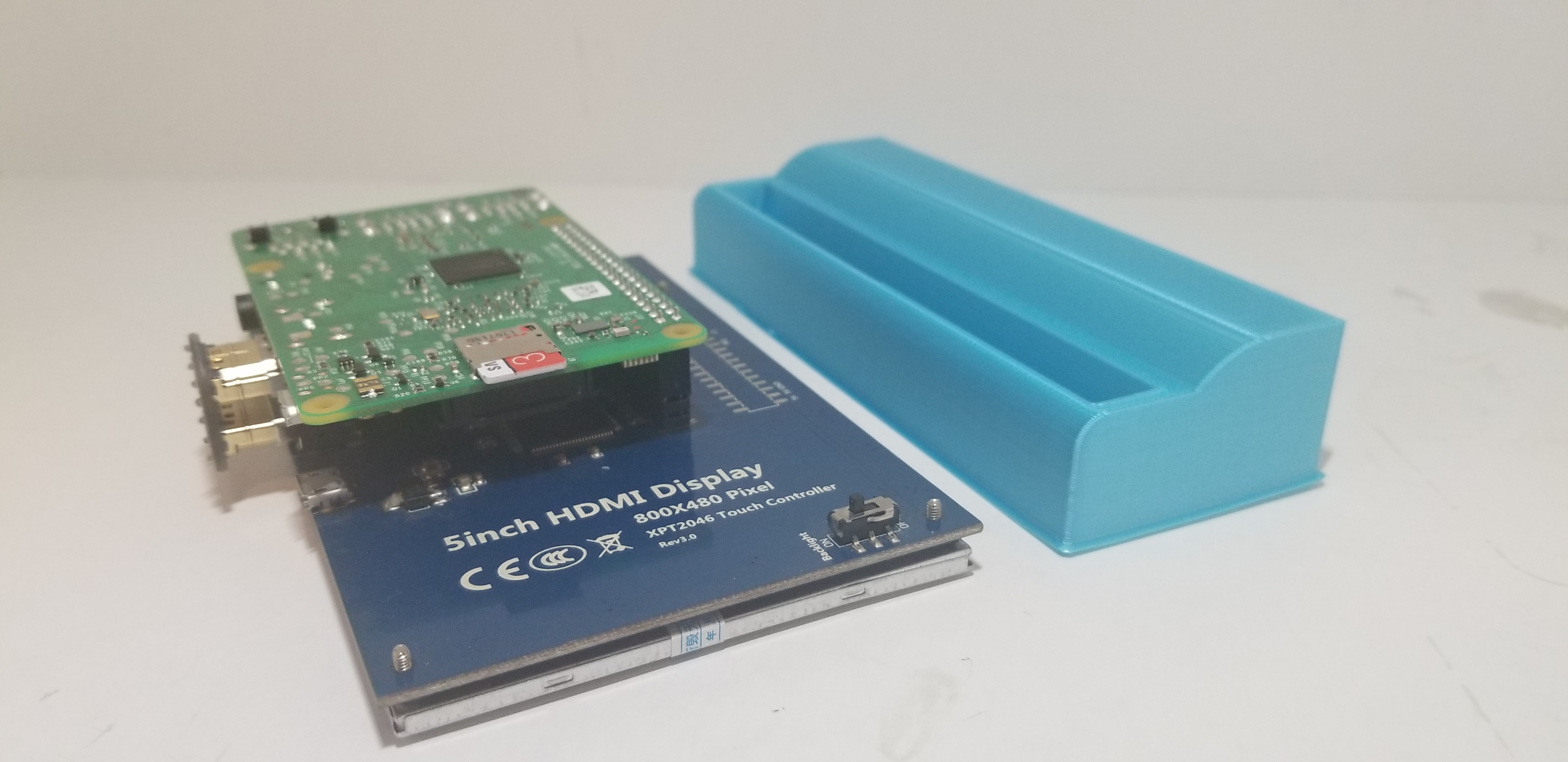 Free STL file Raspberry Pi & 5in Screen Base Combo・3D print model to ...
