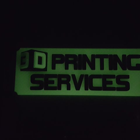 Download STL file 3D Printing Services Sign • 3D print object ・ Cults