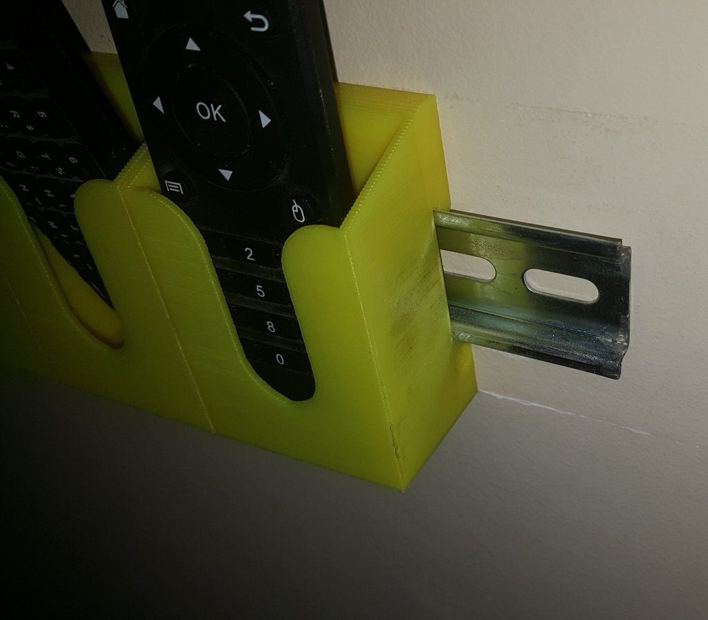 Free STL file Modular Expandable Remote Control Wall Mount Rack・Design ...