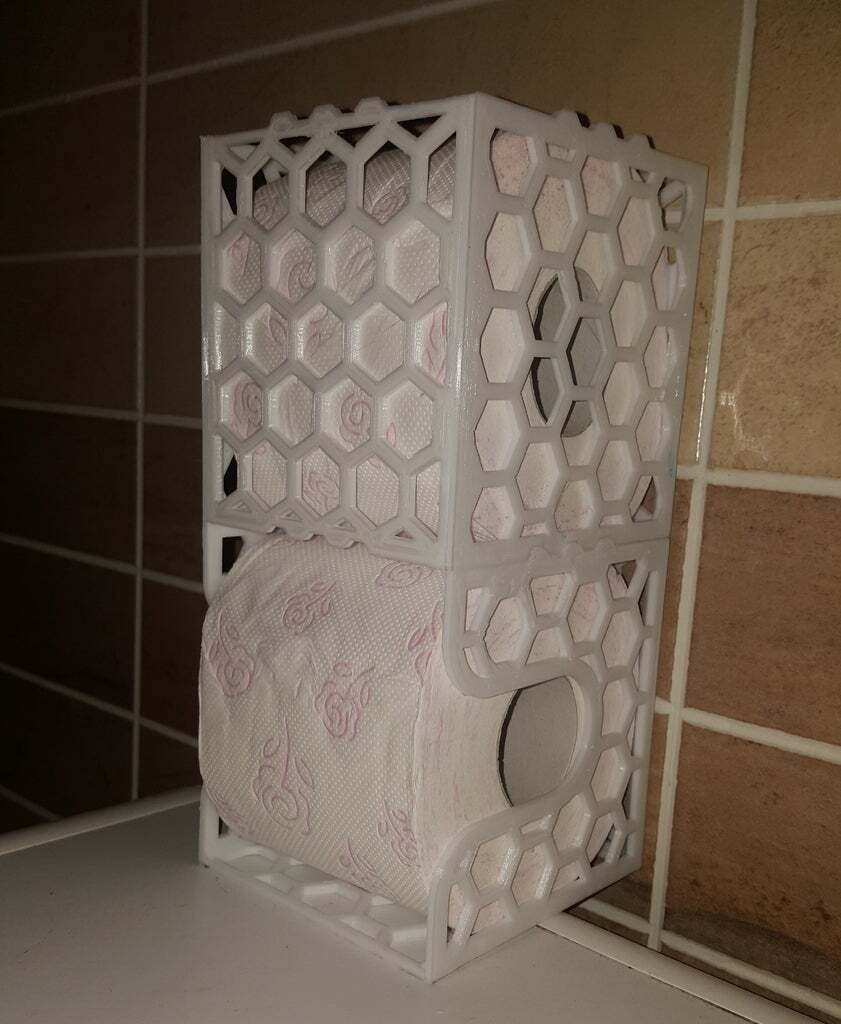 Free STL file Stackable Toilet Paper Dispenser・Object to download and ...