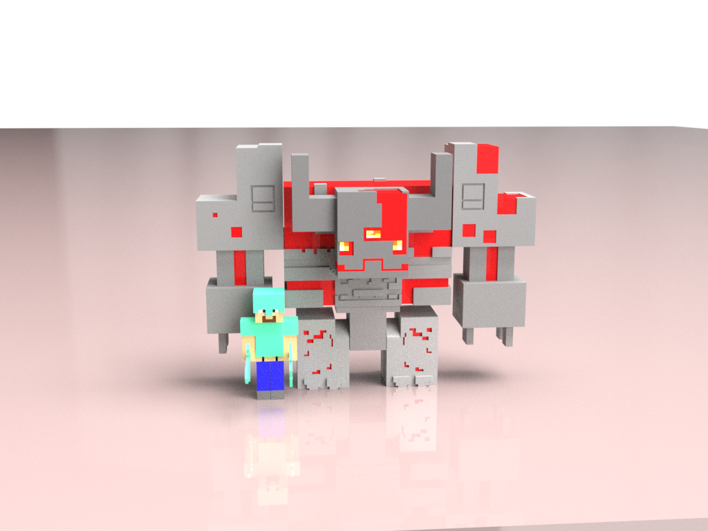 3D file REDSTONE MONSTROSITY 🦸・Model to download and 3D print・Cults