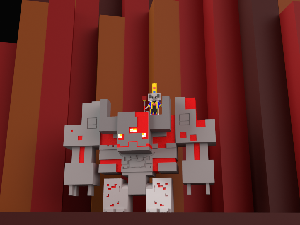 3D file REDSTONE MONSTROSITY 🦸・Model to download and 3D print・Cults