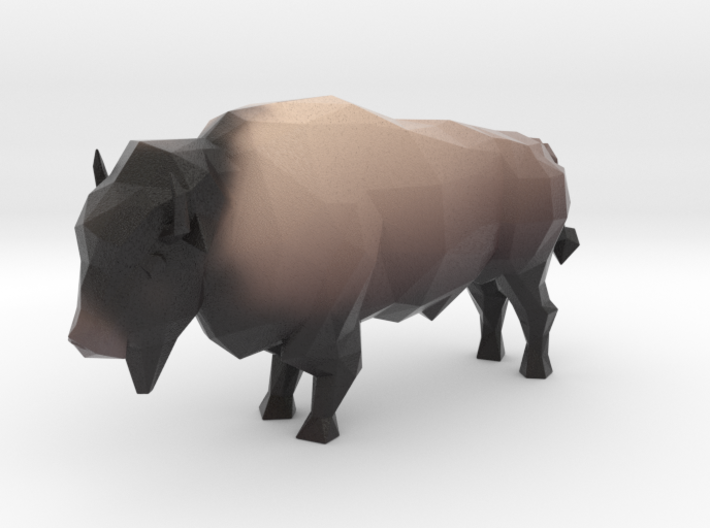 Файл 3D Low Poly Bison・Дизайн 3D принтера для загрузки・Cults