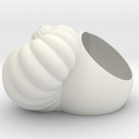 Download 3D printer model Shell Planter ・ Cults