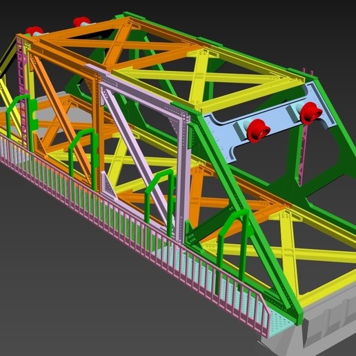 Download STL file Pont - Bridge • 3D print object ・ Cults