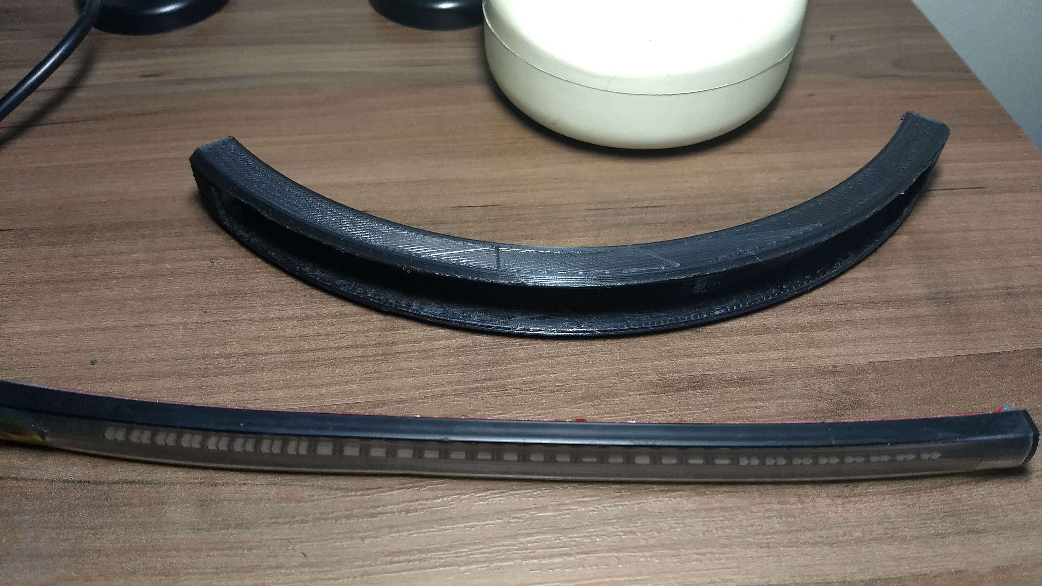 STL file Universal Support for LED rear brake light and turn lights ...