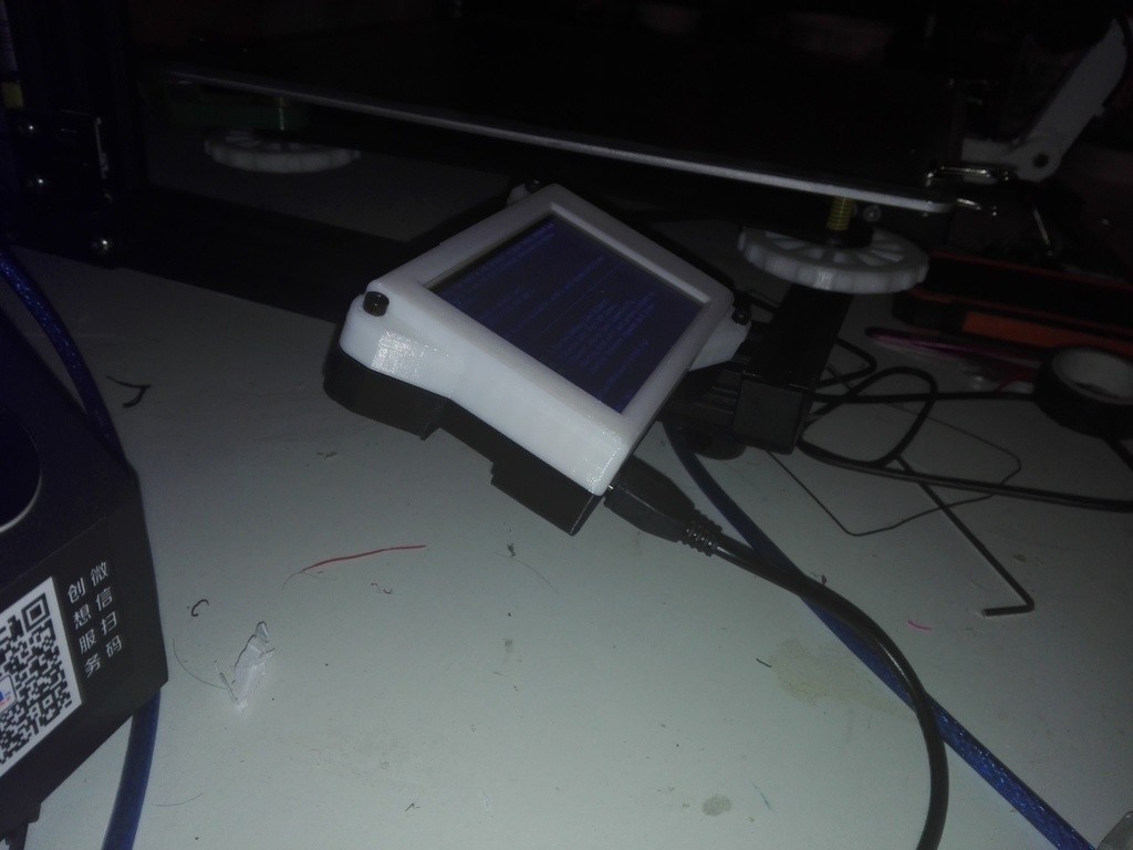 Free STL file octoprint touchUI case for cr10 lcd 3.5・3D printer design ...