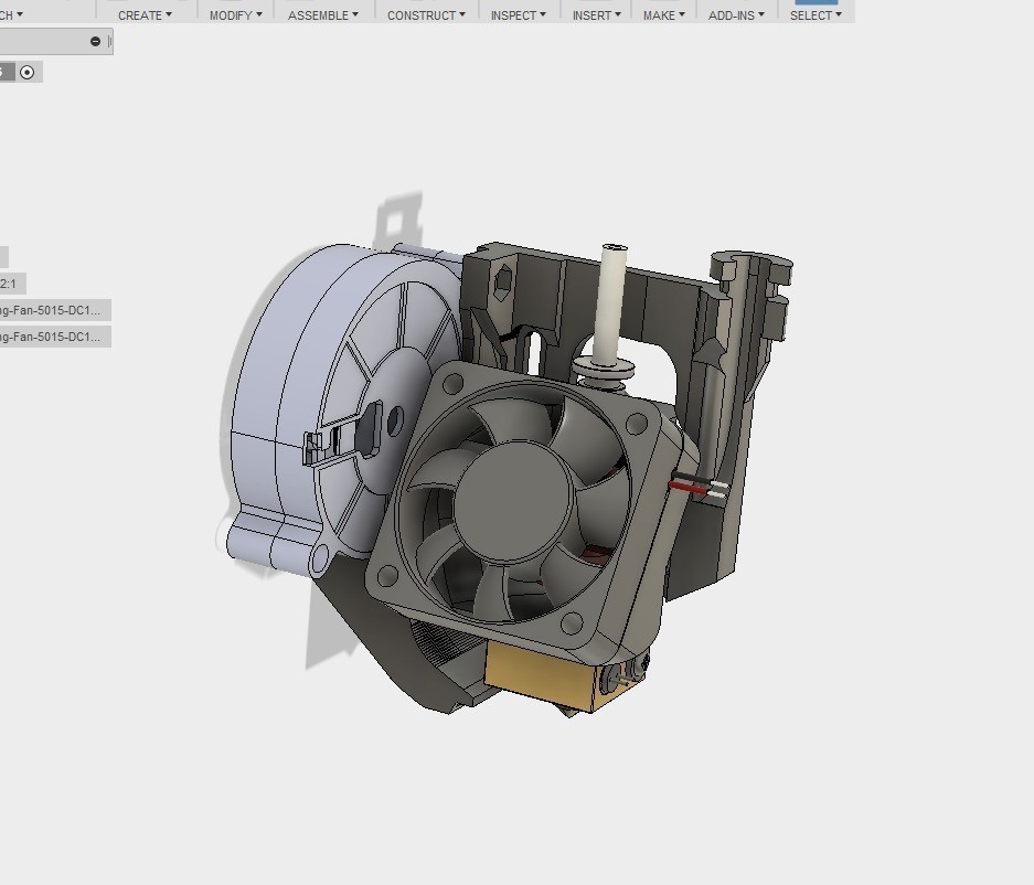 Free STL file ULTIMATE creality cr10 ender 2-3 single blower LEFT RIGHT ...