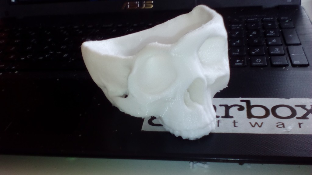 Free STL file deformed skull bowl 💀・3D printing model to download・Cults