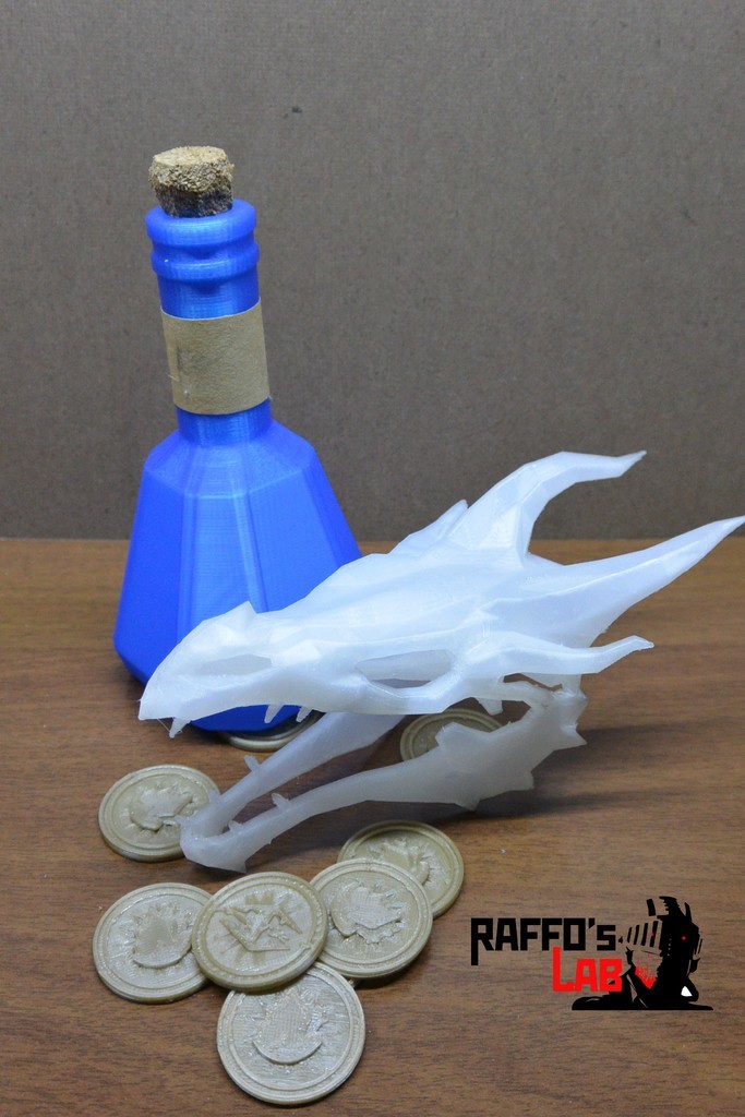 Free STL file Skyrim health and mana potion (lesser potions) props ...