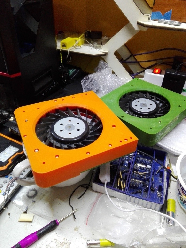 Free STL file ps3 fan 3d printed blower conversion・Design to download ...