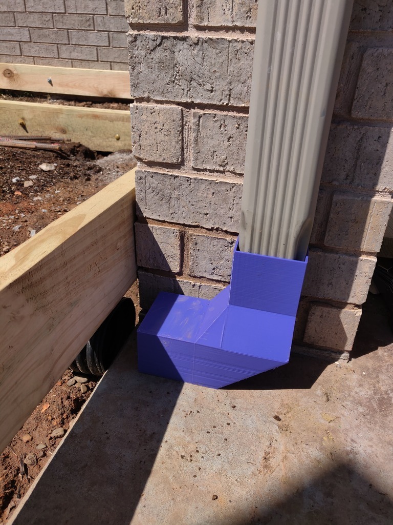Free 3D file Downspout to the side・3D printing template to download・Cults